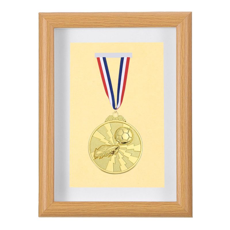 PATIKIL Medal Display Case, 6" x 8" Single Medal Display Shadow Box ...