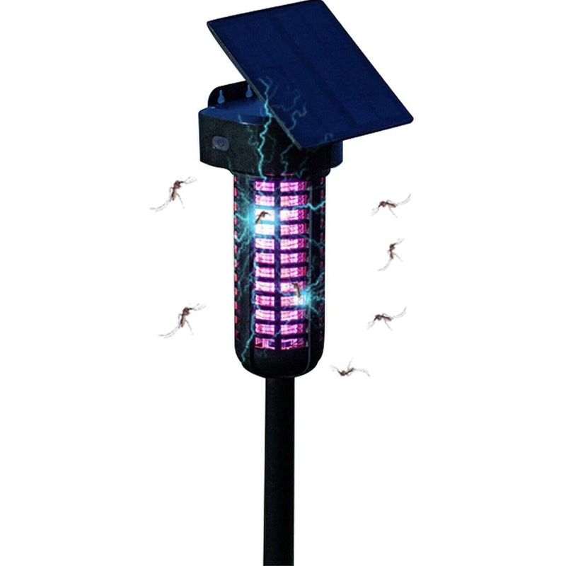 Solar Bug Zapper Outdoor Waterproof Bug Zapper Outdoor Solar Powered,UV ...