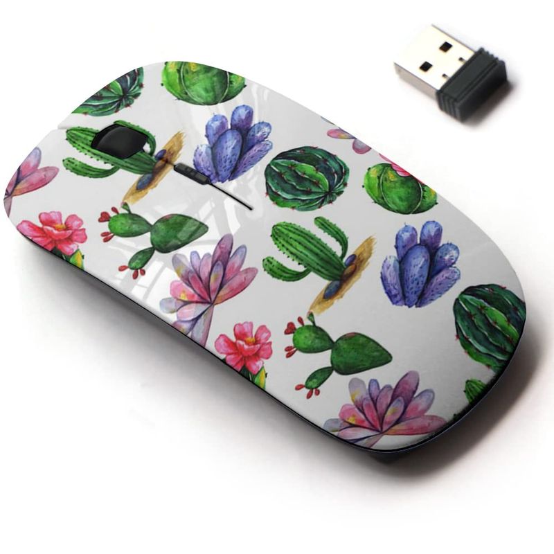 2.4G Wireless Mouse with Cute Pattern Design for All Laptops and ...