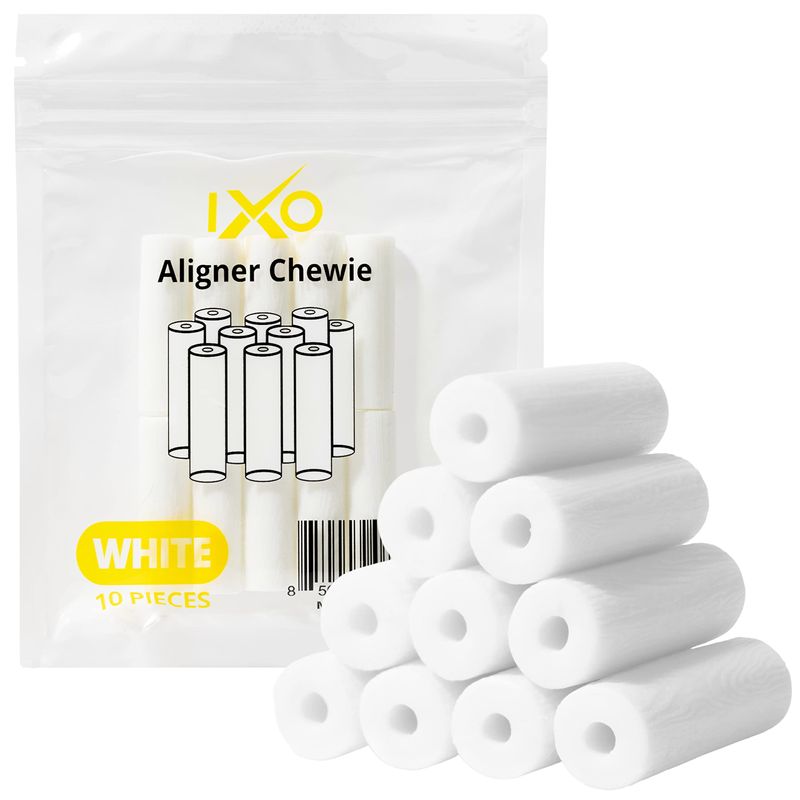 IXO Aligner Seater Chewies for Invisalign Trays - 10-Pack, Unscented ...