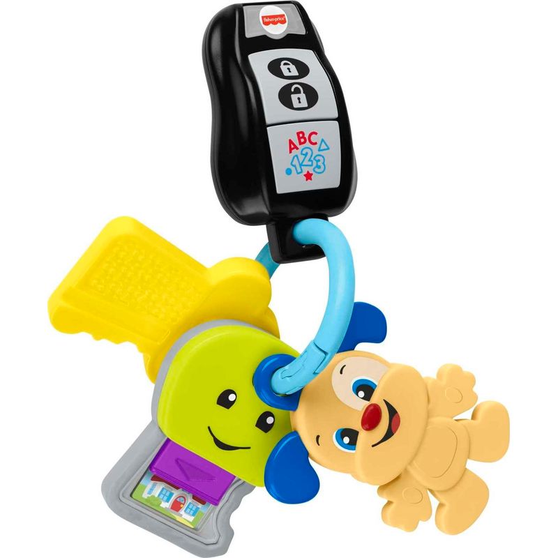 Fisher-Price Baby & Toddler Toy Laugh & Learn Play & Go Keys with ...
