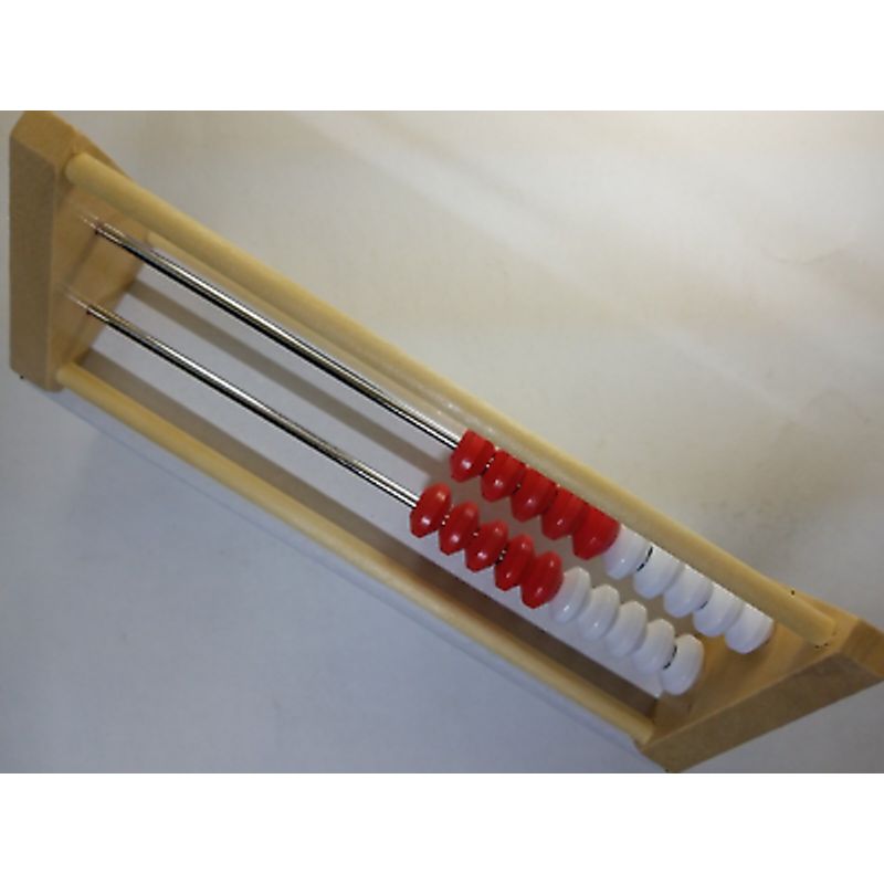 20 Bead Wooden Sensory Rekenrek, Abacus for Kids Math, Math ...