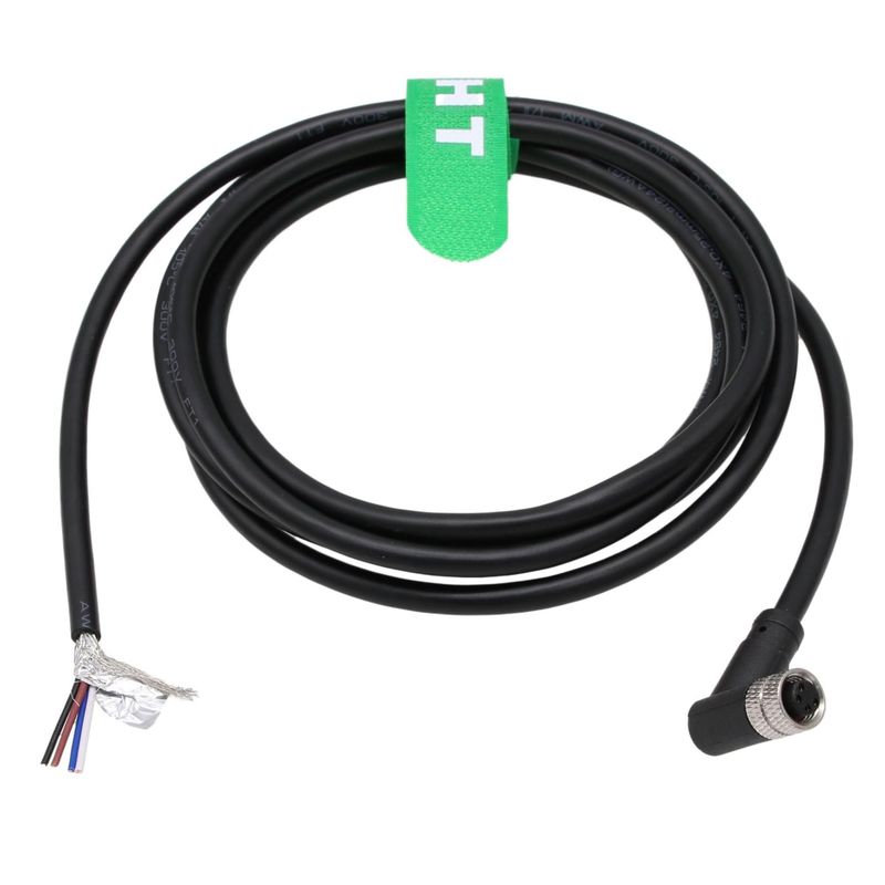 HangTon Actuator Sensor Electrical Power Cable M8 4-Pin Female Open ...