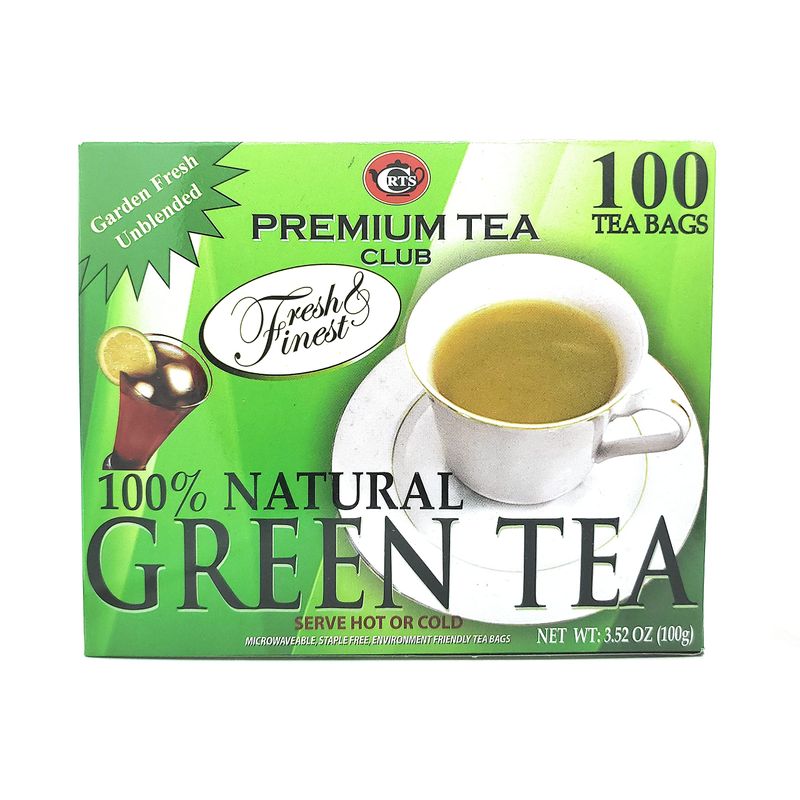 Green Tea - 100% Natural, 100 bags,(Ceylon Tea Club) - Online ...