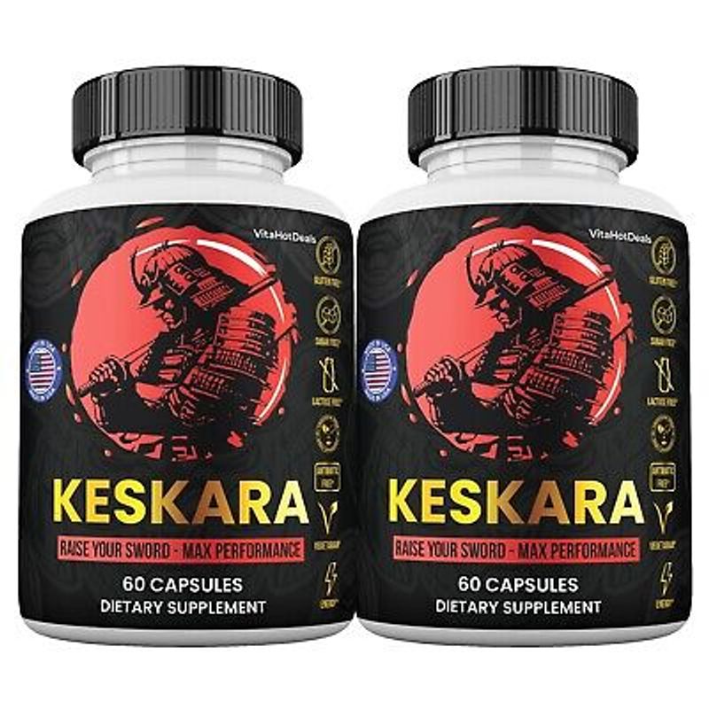 Keskara Male Supplement Capsules, Maximum Strength, Keskara for Men (2 ...