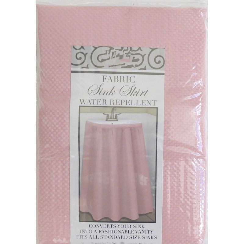DI Home & Style Fabric Sink Skirt Mosaic Stitch Light Pink - Online ...