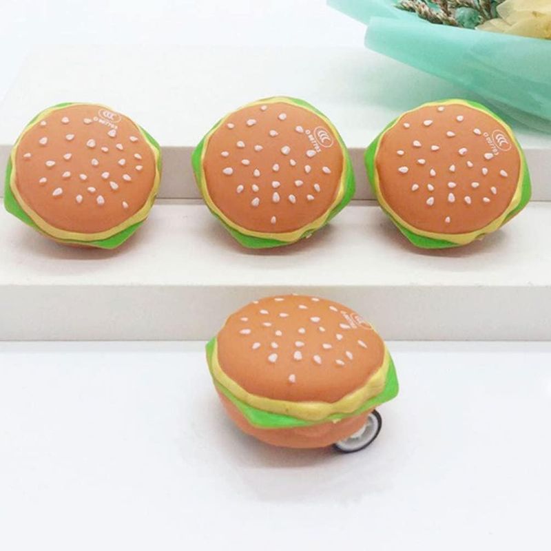 Fat-catz-copy-catz 6x Unisex Novelty Plastic Burger Hamburger Pull Back ...