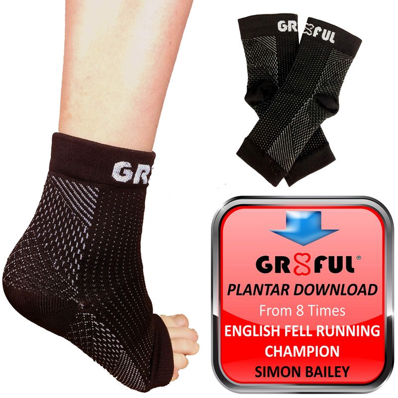 gr8ful® Plantar Fasciitis Socks | Support Sleeves with 24/7 Compression & Treatment for Foot ...