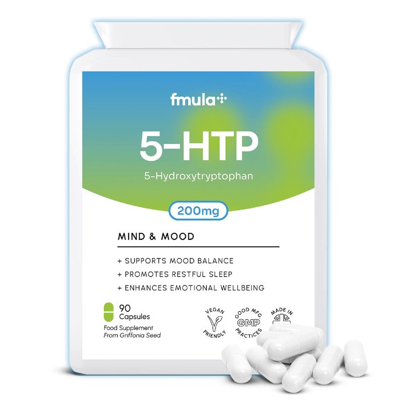 5-HTP Supplement 200mg | 5-HTP Capsules from Griffonia Seed Extract ...