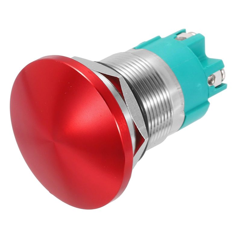 METALLIXITY 1PCS 10A 22MM 7/8" Latching Mushroom Head Push Button ...