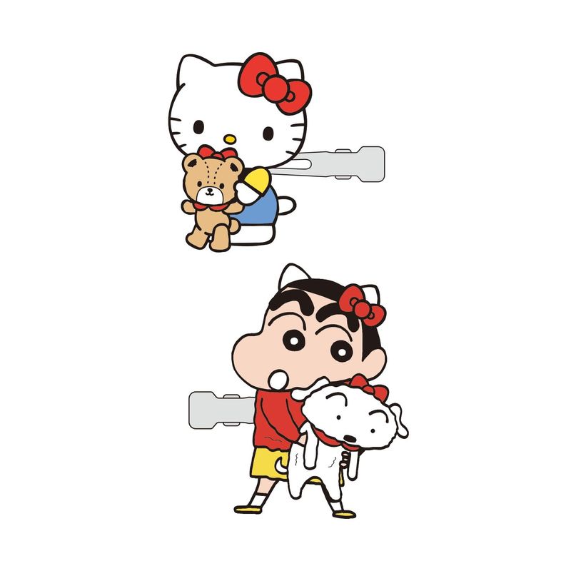 Toshin Pack Crayon Shin-chan x Sanrio Characters Crayon Shin-chan Bangs ...