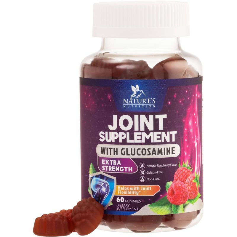 Nature's Joint Support Glucosamine Gummies Plus Vitamin E - Joint ...