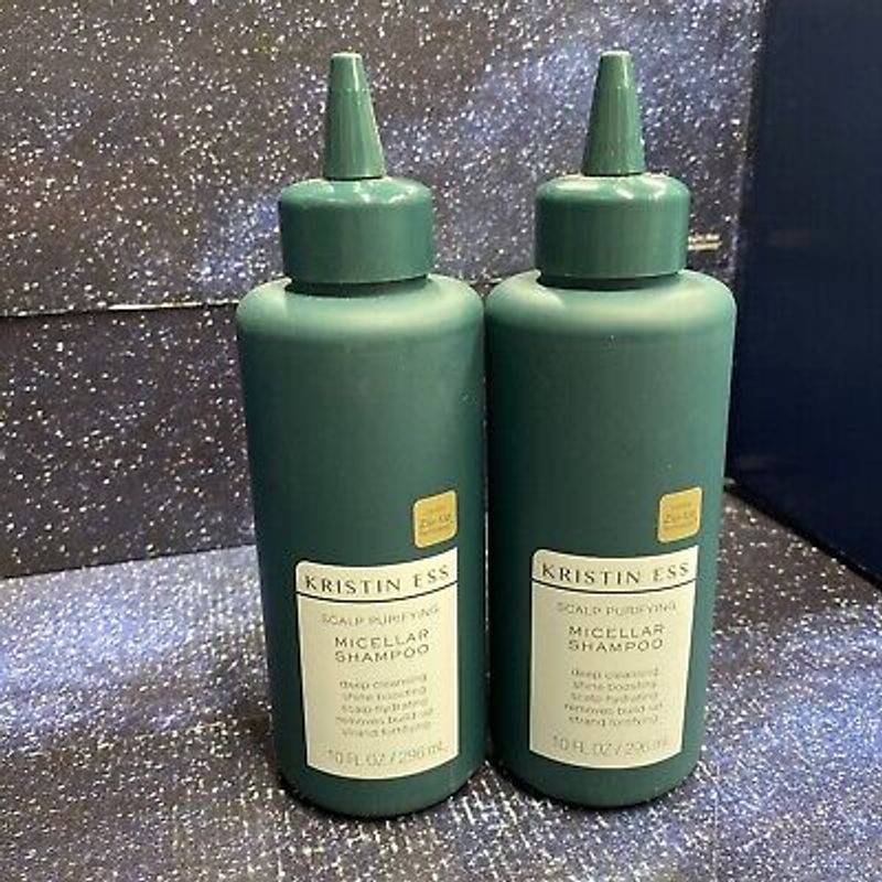 2X Kristin Ess Scalp Purifying Micellar Shampoo Deep Cleansing 10 Oz ...