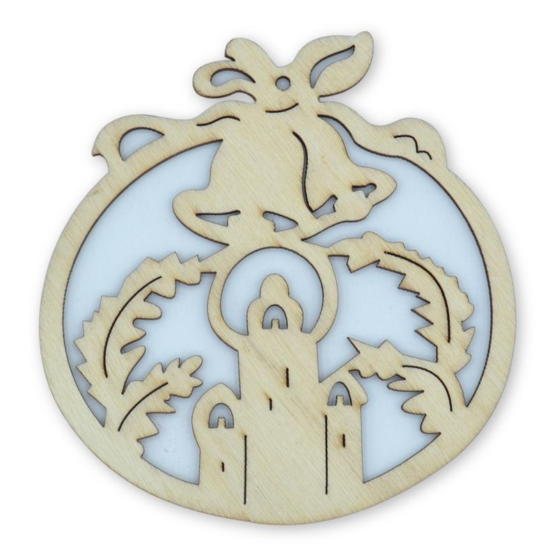 Christmas Wooden MDF Shape Decorations - Hanging Gift Tags, Tree ...