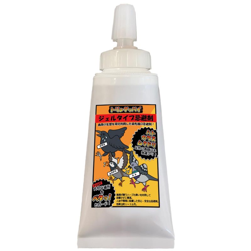 Toriyo Goodbye Gel Type, 4.2 fl oz (120 ml), Bird Repellent, Crow ...