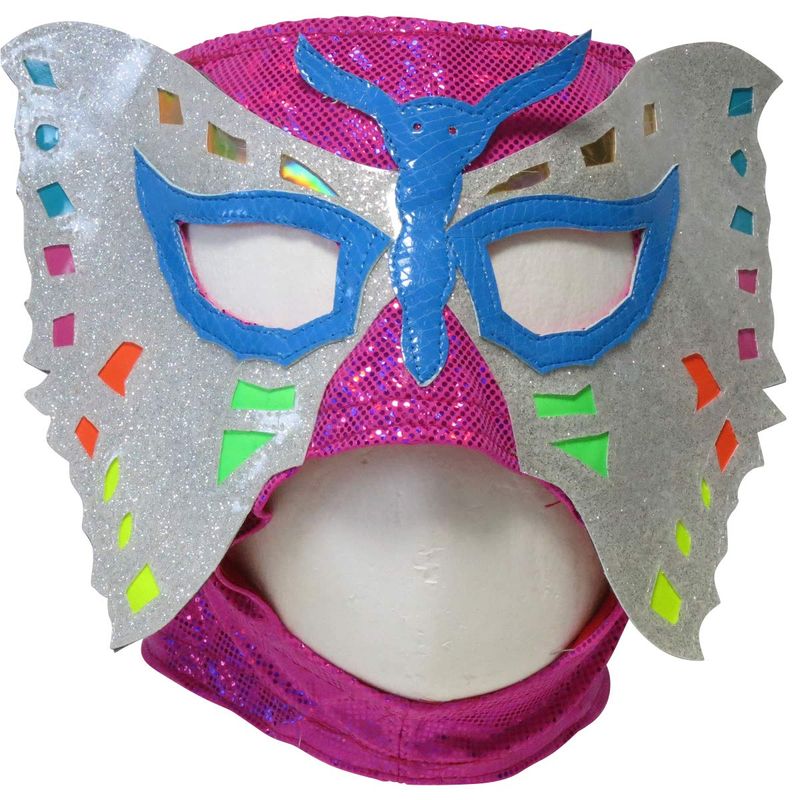 Maskedmania Luchadora Women's Pro Wrestling Mask, Princesa Shay, Semi ...