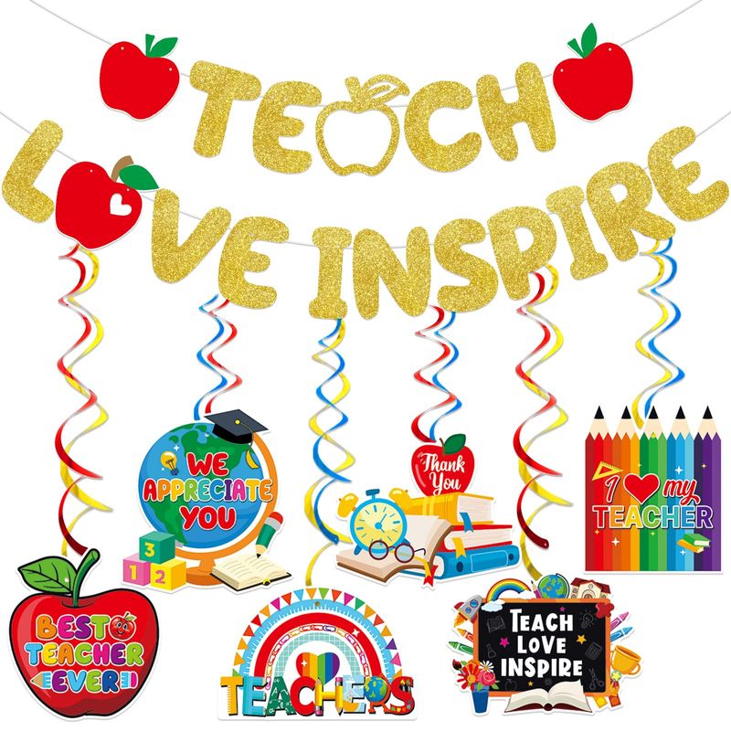 Teacher Appreciation Banner Thank You Teachers Banner Teacher ...