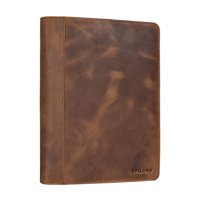 STILORD 'Leif' Small Document Case Leather DIN A5 Writing Case File ...