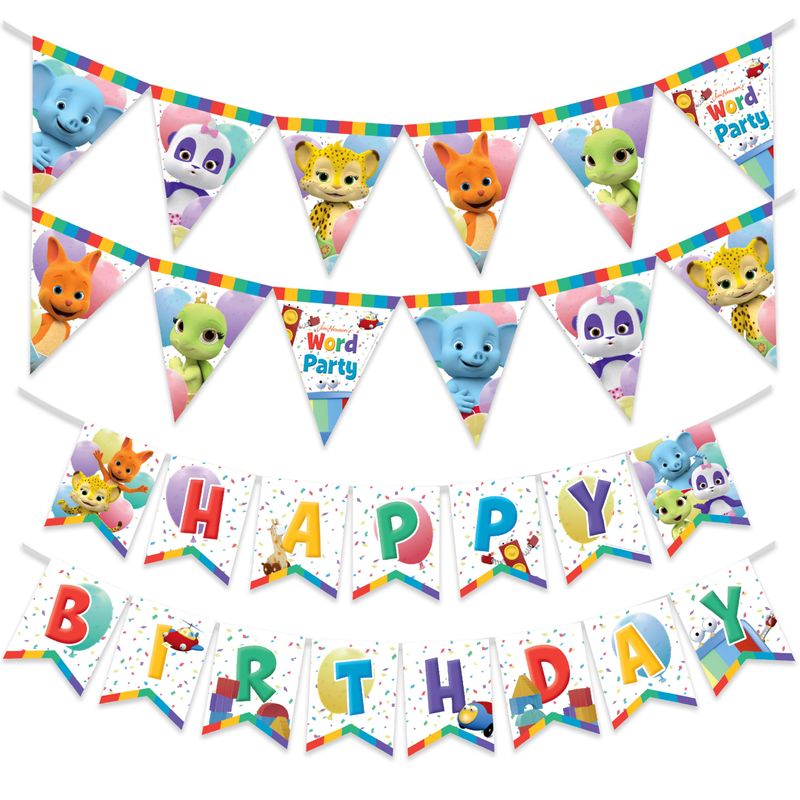 Treasures Gifted Officially Licensed Jim Henson’s Word Party Banners ...