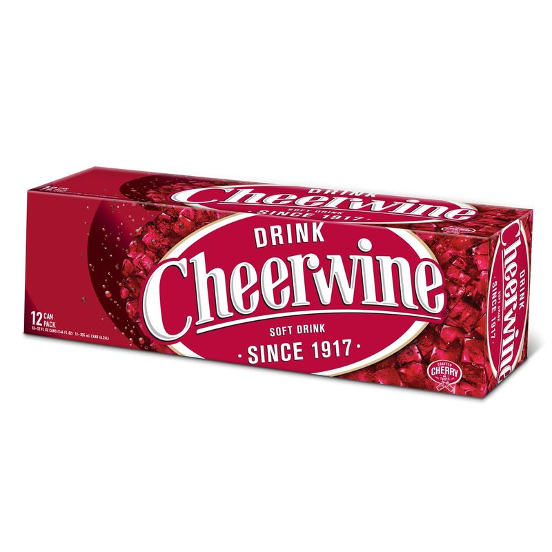 Cheerwine Cherry Fridge Pack Soft Drink, 12 Ounce (12 Cans) - Online ...
