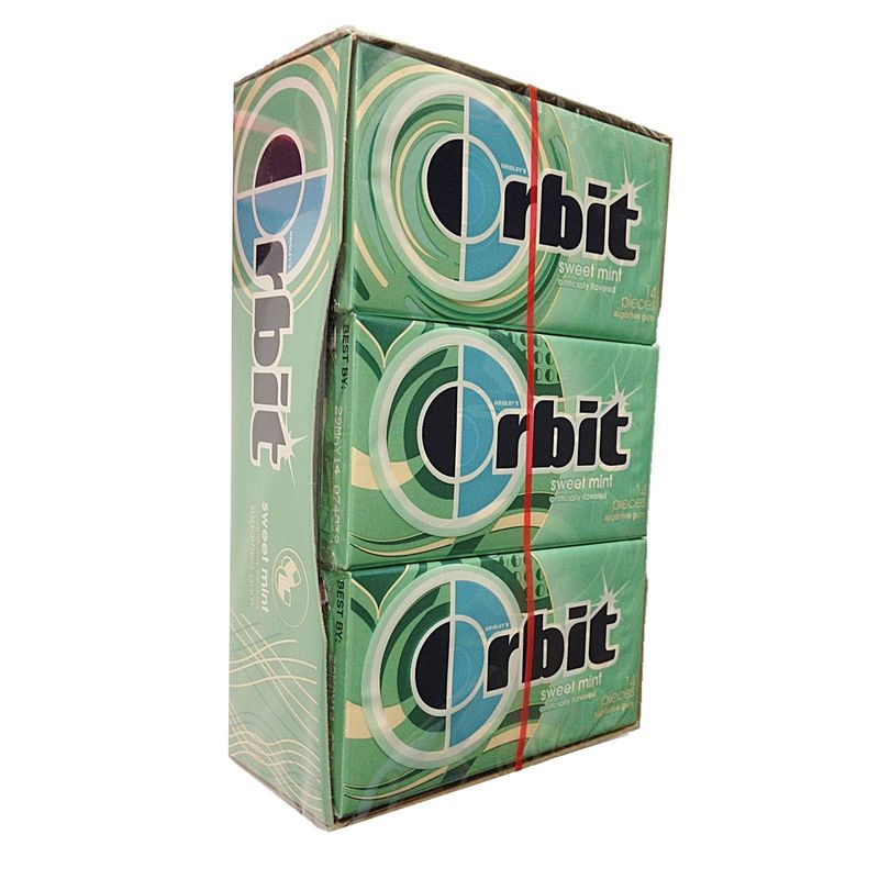 Orbit Sugar Gum Sweet Mint 12 pack (14 Ct Per Pack) - Online ...