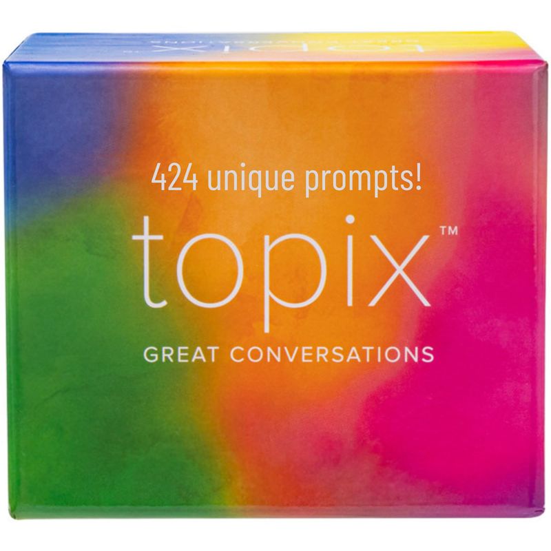 TOPIX - 424 Conversation Starters, Family Dinner Conversation Cards ...