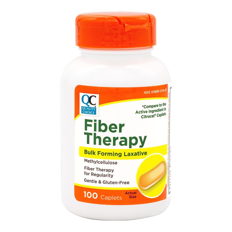 Quality Choice Fiber Therapy Caplets 100 Ct - Online Marketplace - EveryMarket