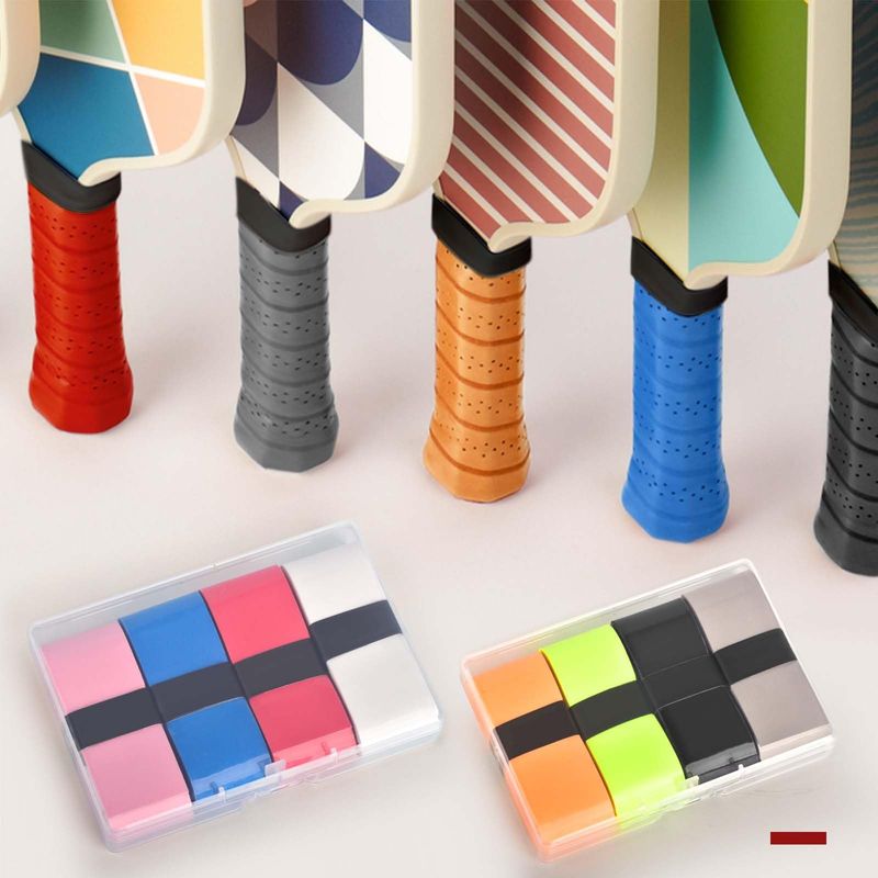 AccEncyc 8Pcs Tennis Racket Grip Tape Anti Slip Overgrips Perforated ...