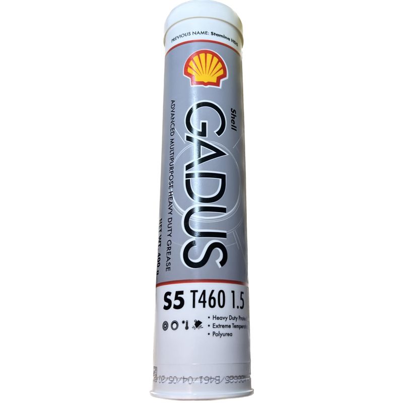 Shell Gadus S5 T460 1.5, Fully Synthetic Polyurea EP Grease, 400g ...