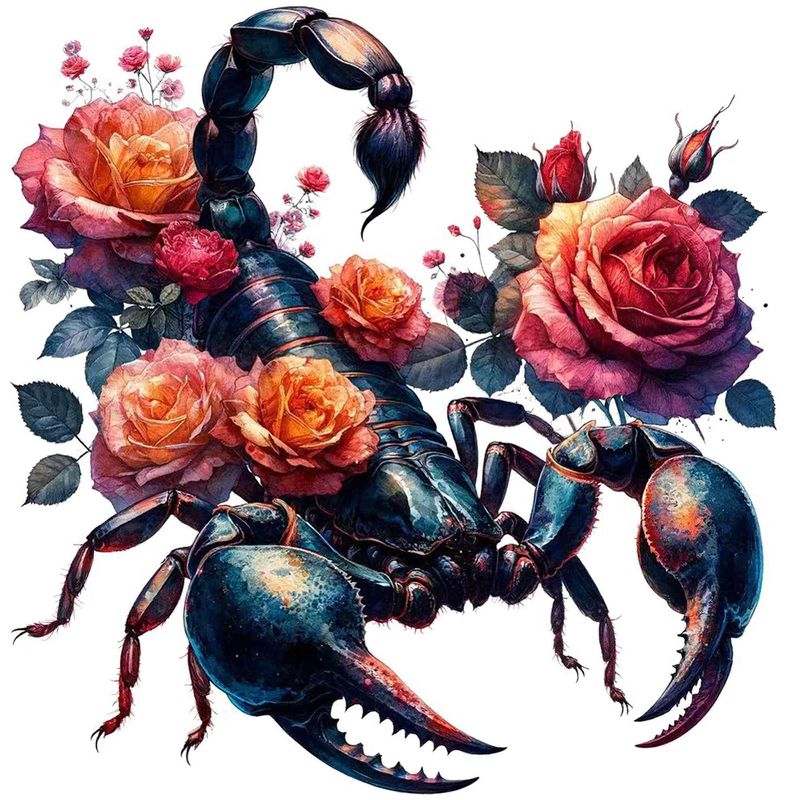 Dopetattoo Temporary Tattoo Scorpion for Men and Women Scorpion ...