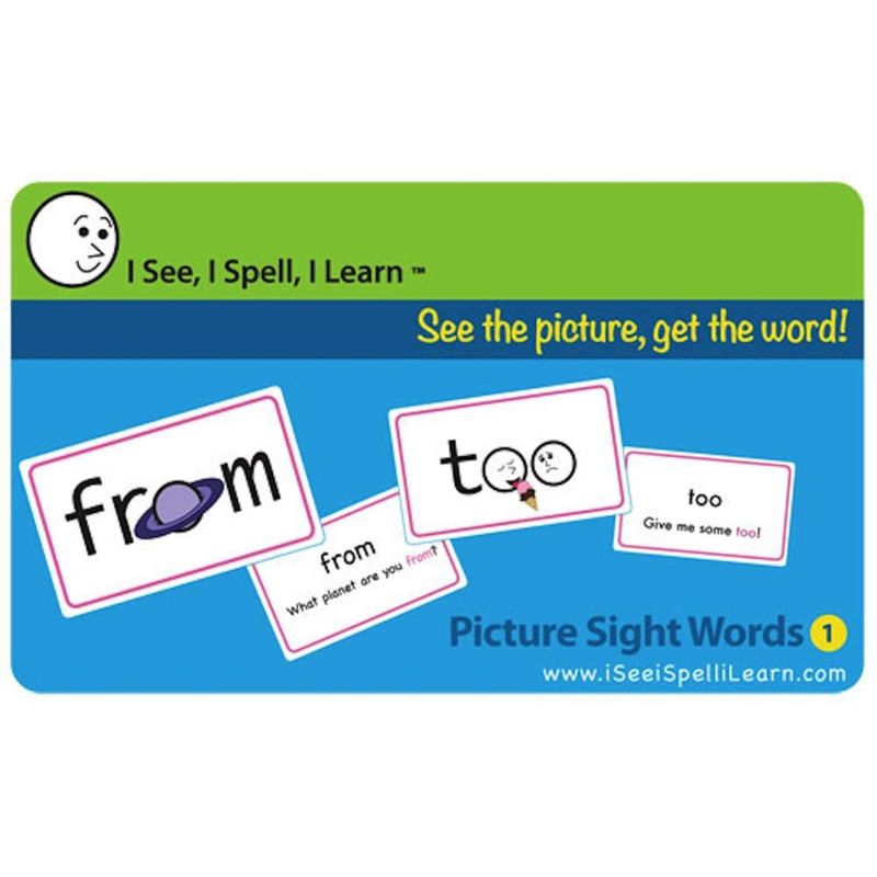 I See, I Spell, I Learn® - Picture Sight Words Flashcards Set 1 (for ...