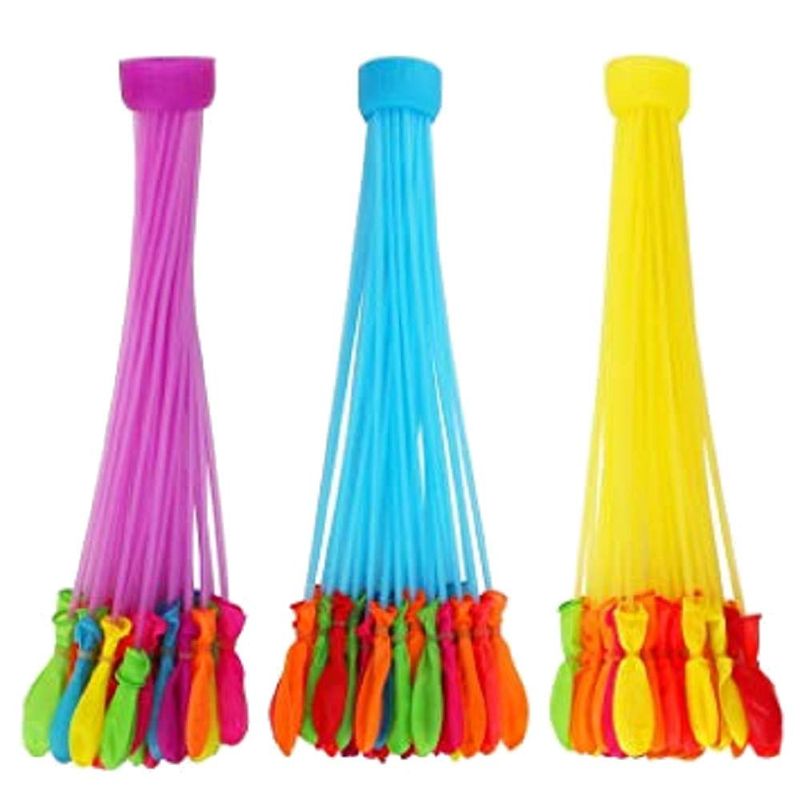 Rita Pro Shop® Colorful Water Balloons, 111 Pieces (3 Bundles x 37 ...