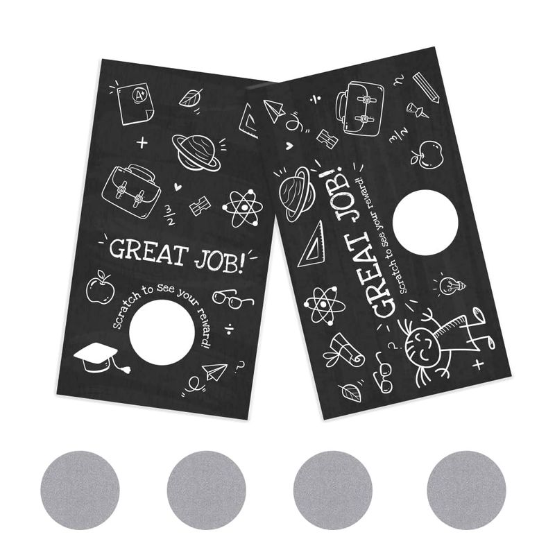 PLIGREAT 120 Pack Scratch Off Cards with Stickers, Sketch Style Make ...