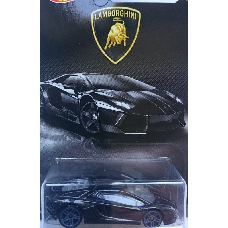 Hot Wheels 2017 Lamborghini Series Lamborghini Aventador 4/8, Black ...