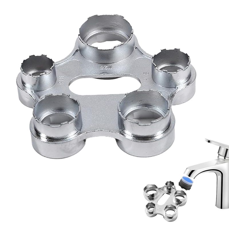 BSITSSS 10 in 1 Aerator Key, Zinc Alloy Faucet Aerator Removal Tool ...