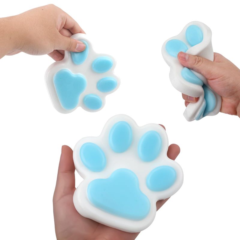 Cat Paw Squeeze Toy, 5.5 Inch Large Size Taba Soft Kitten Paw Squishy ...