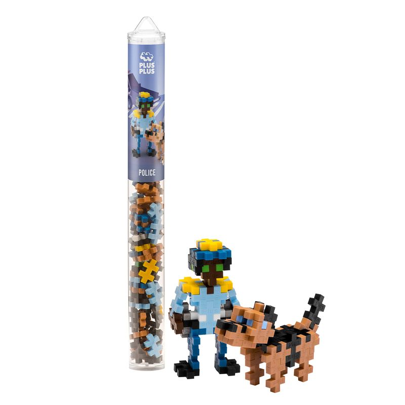 PLUS PLUS - Police Officer - Construction Building Stem/Steam Toy ...