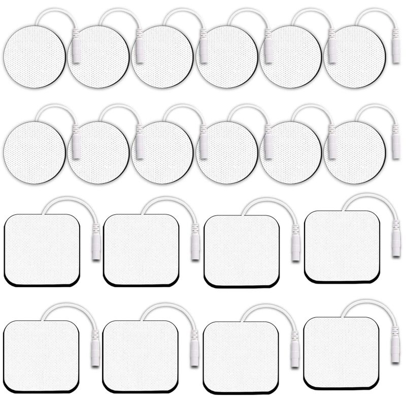 TENS Unit Replacement Pads, Combination 20 PCS Multiple Sizes ...