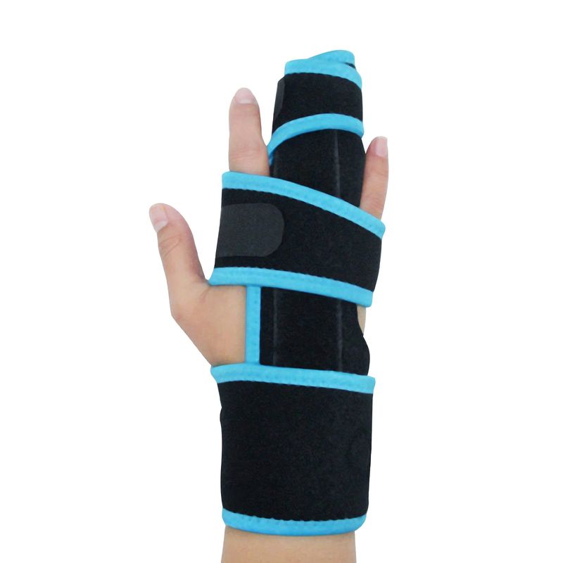 Trigger Finger Splint Brace Middle Index Pinky Ring Finger Adjustable Right/Left Hand Wrist ...