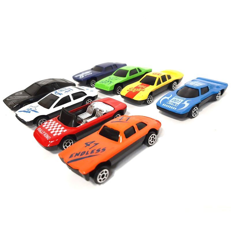 MTS 8 Pcs Die Cast Racing Car Vehicle Play Set Cars Kids Boys Toy ...
