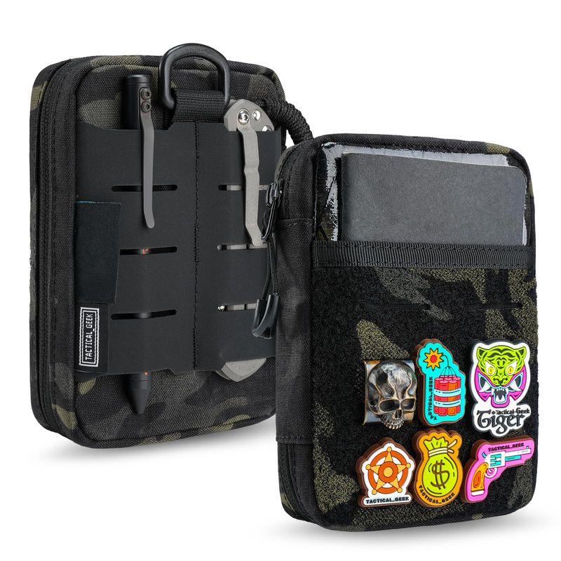 TACTICAL GEEK Block E3.0 EDC Compact Waist Pouch, EDC Pouch Organizer for Men, Multi Purpose ...