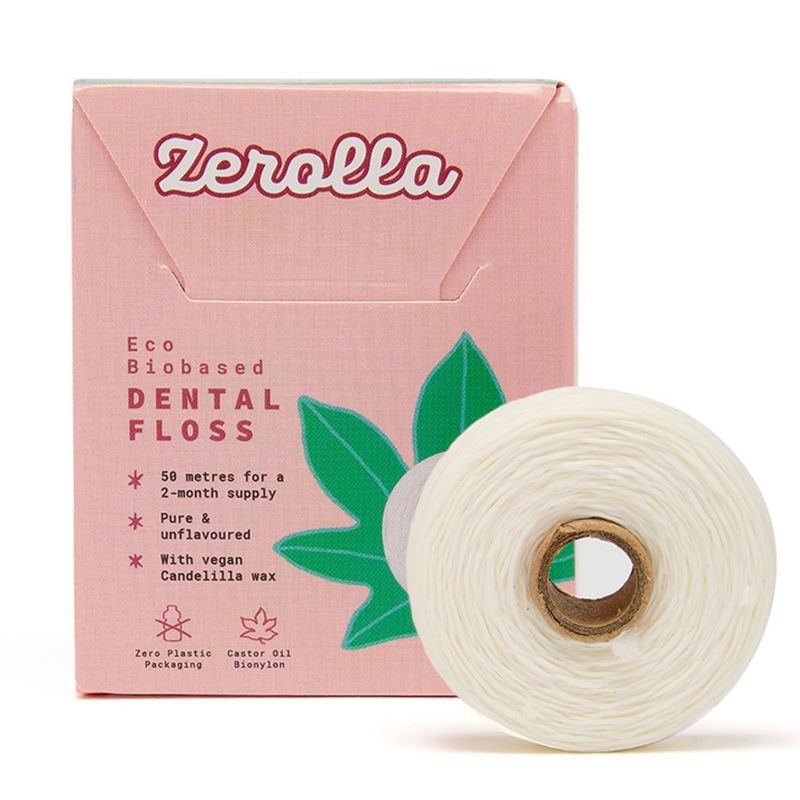 Zerolla Eco Biobased Dental Floss 50 metre | Eco-Friendly Sustainable ...