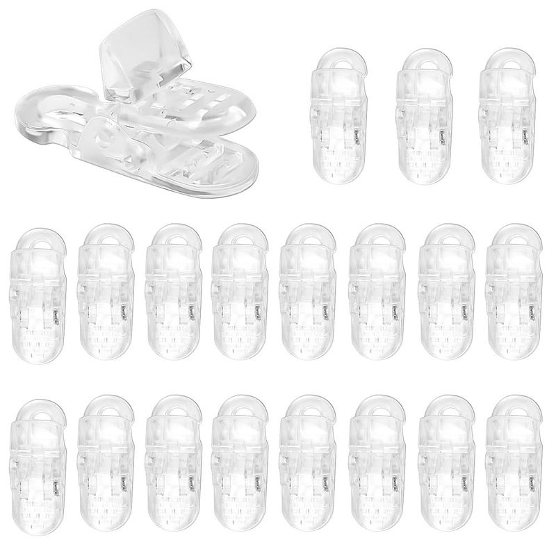 YUENWUZINIC One-Touch Clips, Set of 20, Teething Clips, Universal Clips ...
