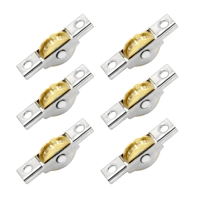 U-Wheels Pulleys with Ball Bearings - Pulleys Steel Cables for Ropes ...