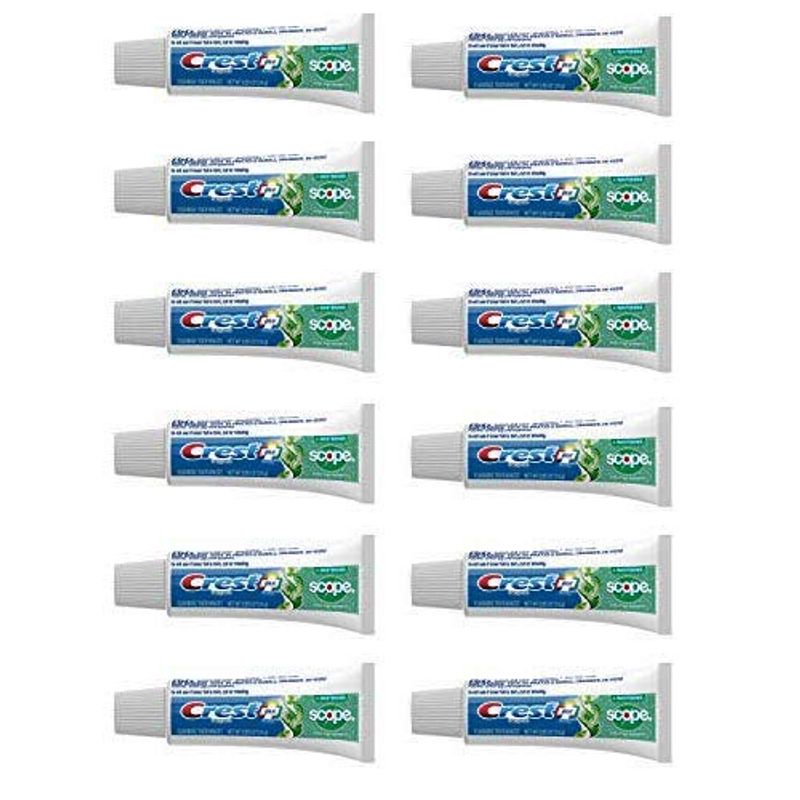 Crest Complete Whitening Plus Scope Minty Fresh Toothpaste, Travel Size ...