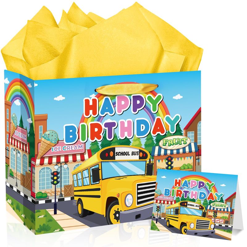 Yomaiha School Bus Party Decorations School Bus Birthday Party Favors ...