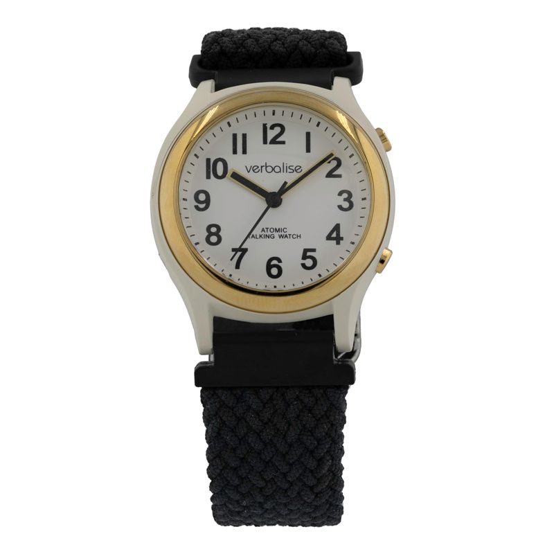 Verbalise Ladies Radio Controlled Talking Watch with a Stylish Gold ...
