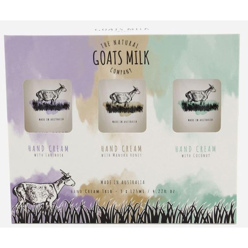 The Natural Goats Milk Company - Hand Cream Trio Box Set | Lavender ...