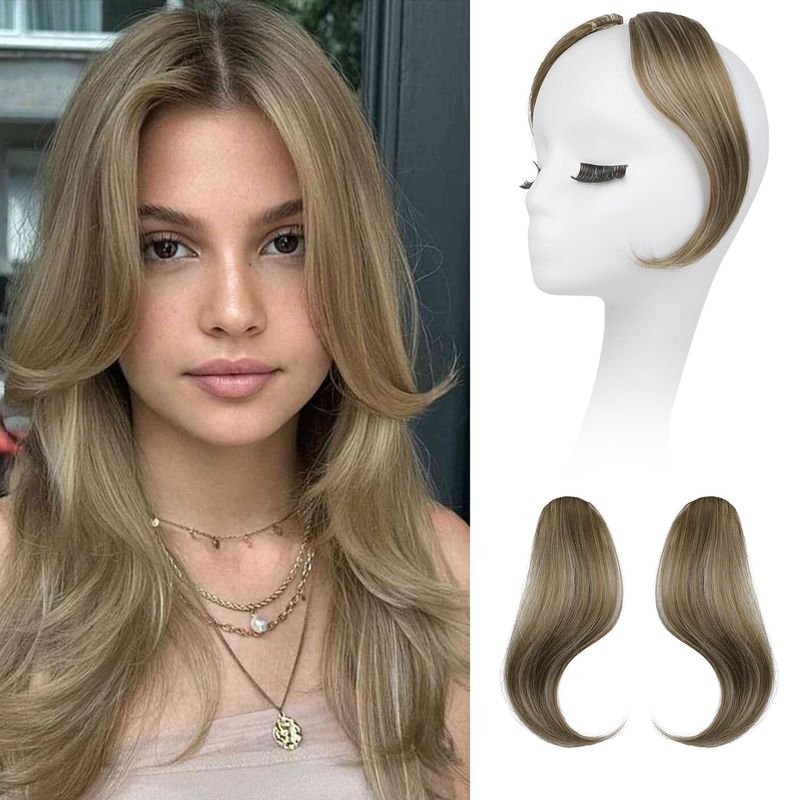 REECHO Bangs Hair Clip in Bangs, 2 PCS Face-Framing Classic Curtain ...