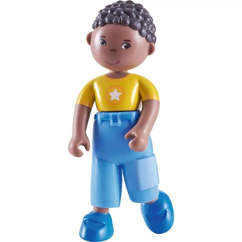 HABA Little Friends Erik - 4" African American Boy Dollhouse Toy Figure ...